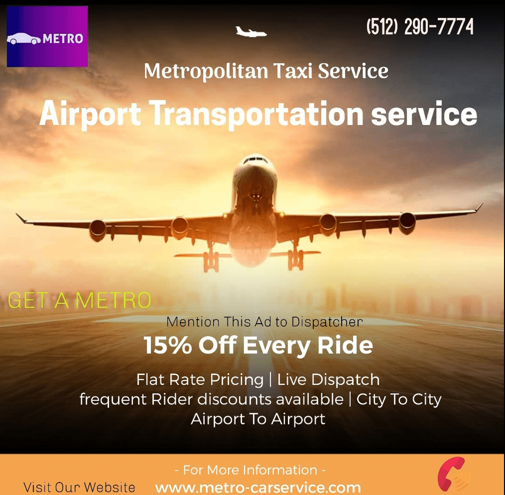 Metropolitan Taxi Service Offers Taxi Cab Services in San Antonio, TX 78202